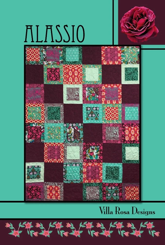 Alassio Quilt Pattern, by Pat Fryer for Villa Rosa Designs – Fabrilish