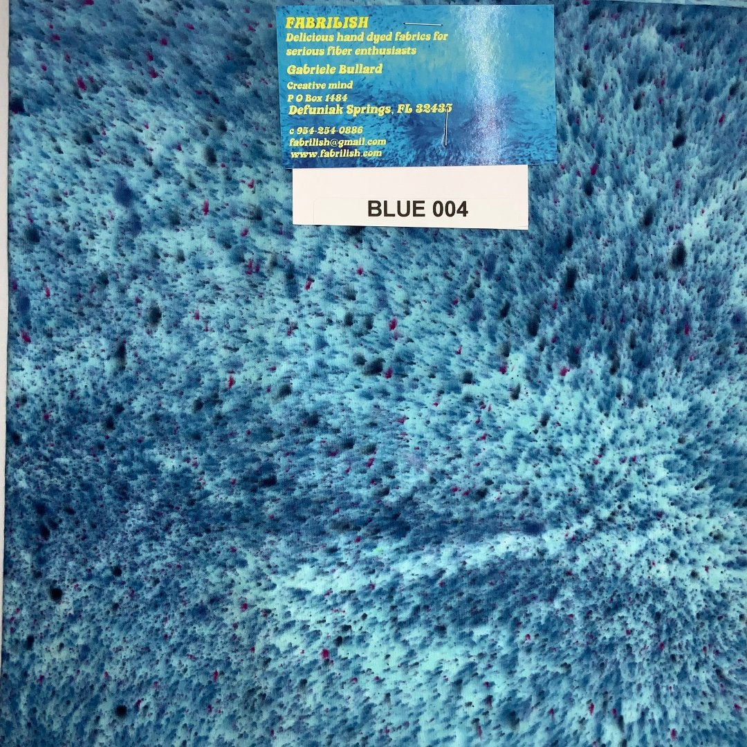 Splatter Dyed 100 % cotton fabric blue 004 – Wax Arrow & Assoc. LLC d/b ...