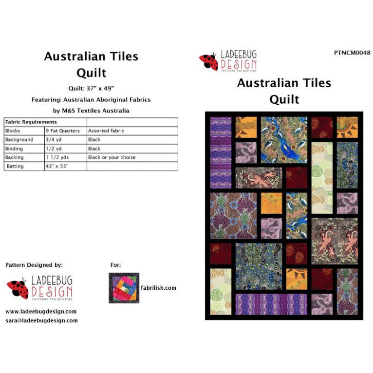 Australian Tiles Quilt Kit – Wax Arrow & Assoc. LLC d/b/a Fabrilish